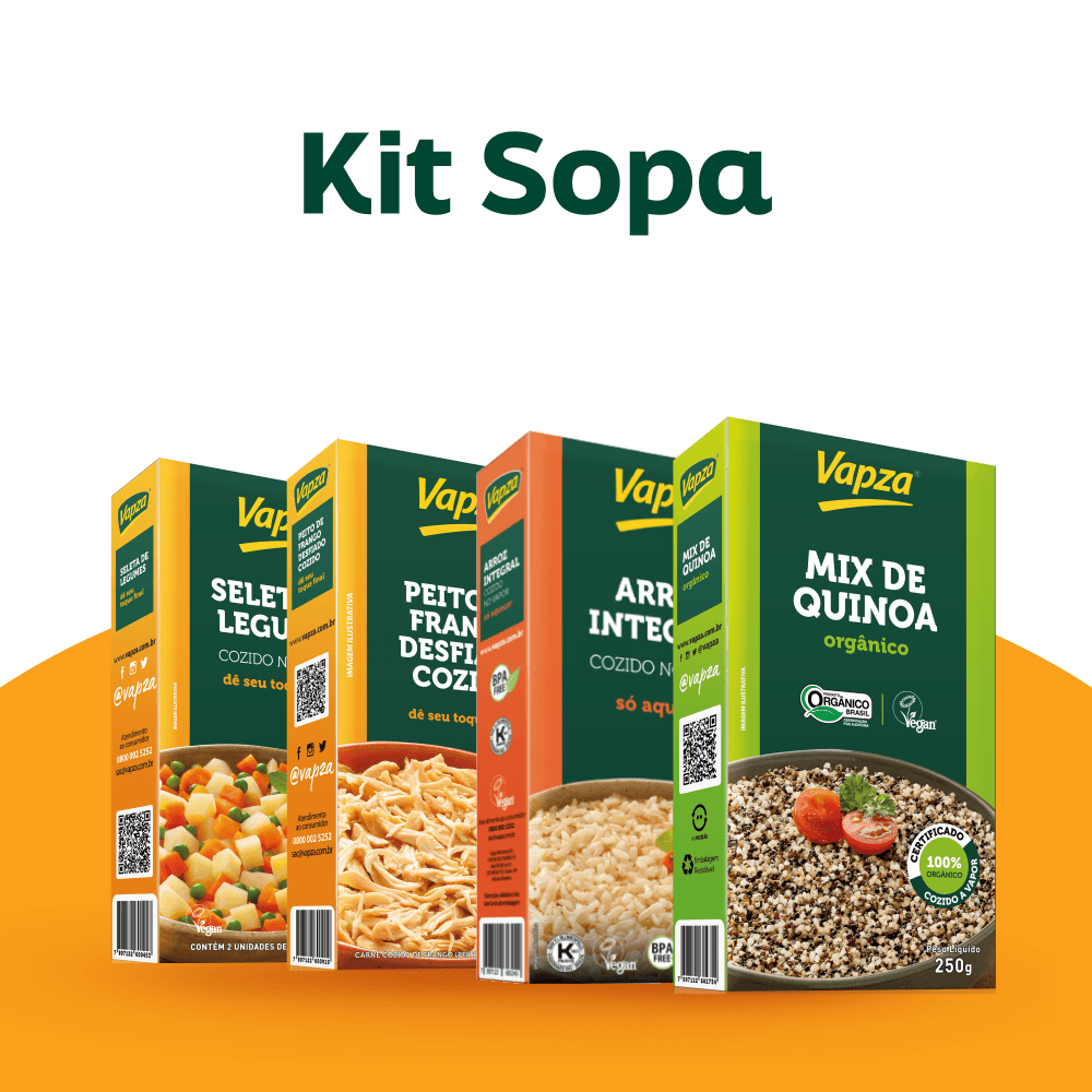 Kit Sopa Vapza - Vapza :: Alimentos Embalados a Vácuo!